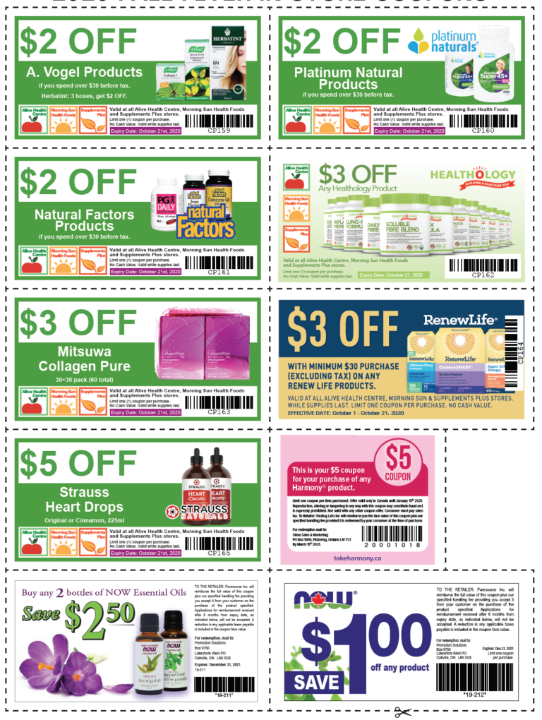 Exclusive Coupons and Extra Saving At – Alive, Morning Sun and ...