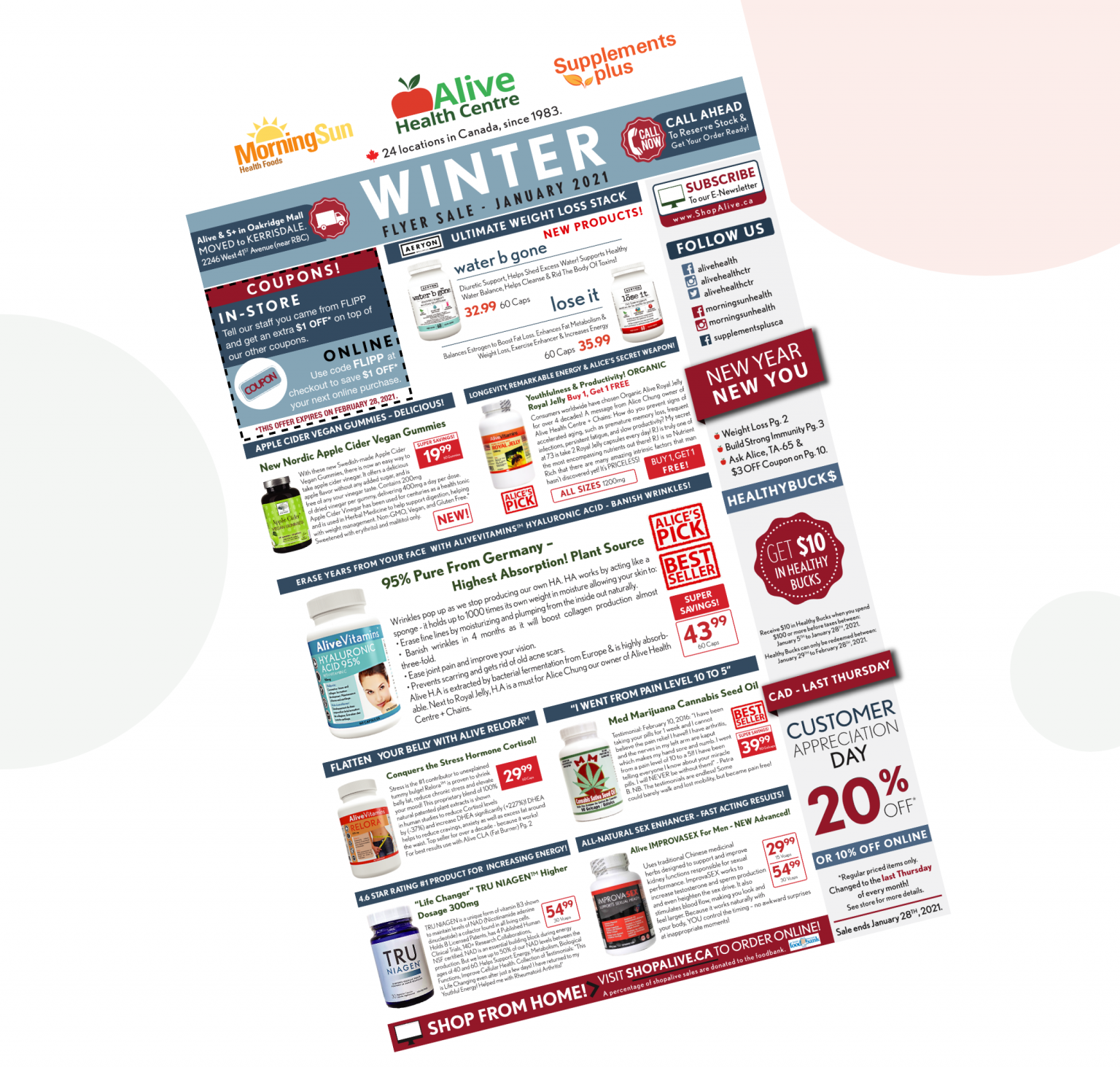 FLYER SALE! – Alive Health Blog